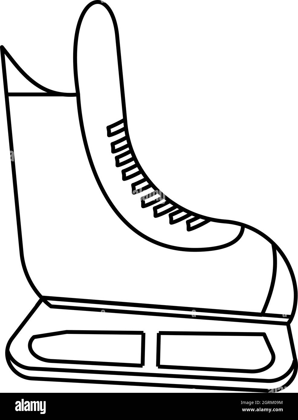 Figure skating icon line Cut Out Stock Images & Pictures - Alamy