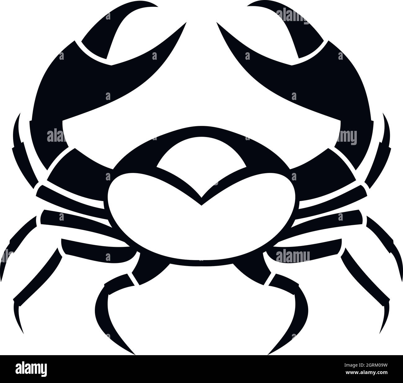 Big crab icon, simple style Stock Vector Image & Art - Alamy