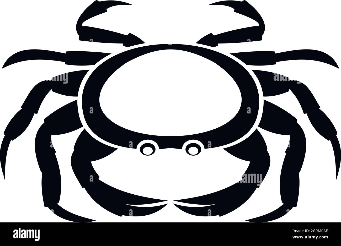 Seafood crab icon, simple style Stock Vector Image & Art - Alamy