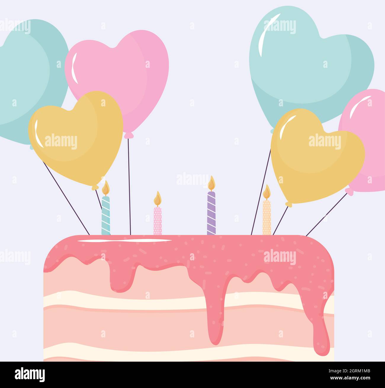 nice birthday card Stock Vector Image & Art - Alamy