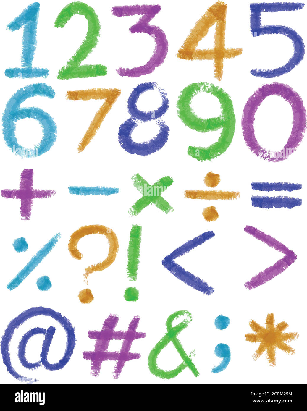 Numbers clipart hi-res stock photography and images - Alamy