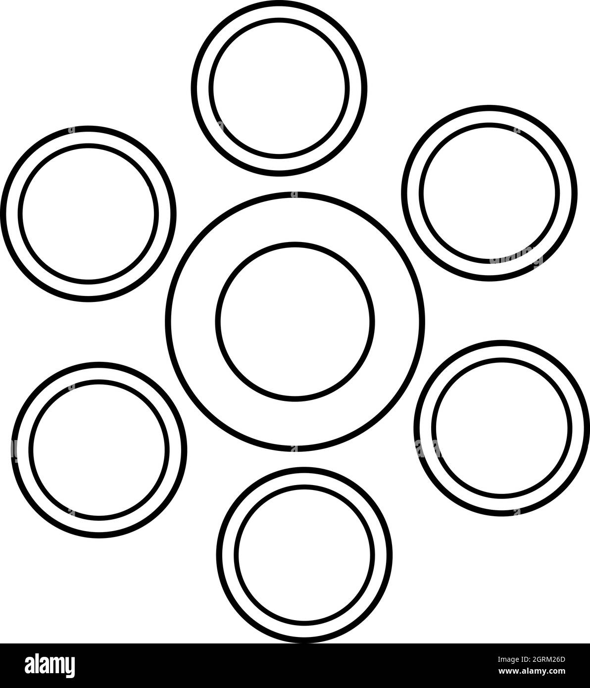 Data analysis icon outline Stock Vector Images - Alamy