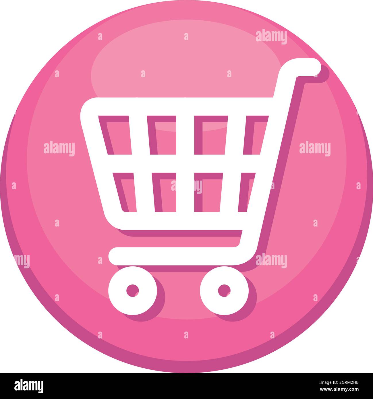 shopping cart button Stock Vector Image & Art - Alamy