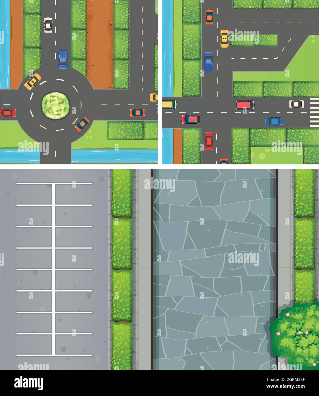 Vehicle aerial driving Stock Vector Images - Alamy