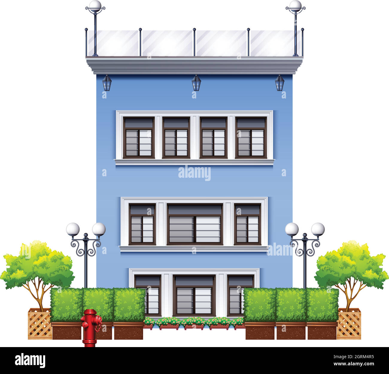 Residential and commercial Cut Out Stock Images & Pictures - Alamy