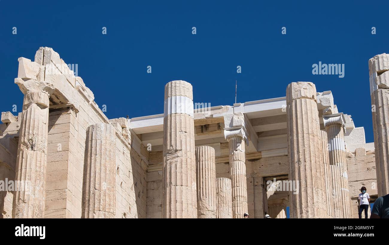 Propylaea is the first building you encounter entering the Acropolis ...