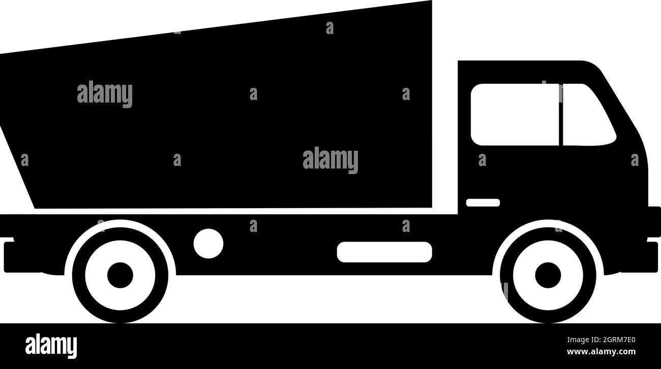 Lorry icon, simple style Stock Vector Image & Art - Alamy