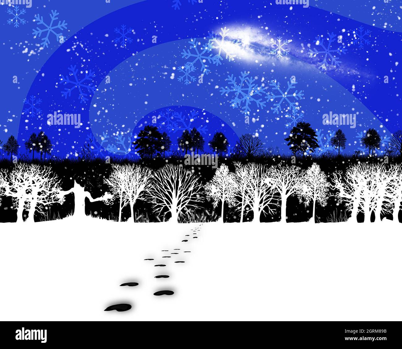 Forest fantasy art night artwork hi-res stock photography and images ...