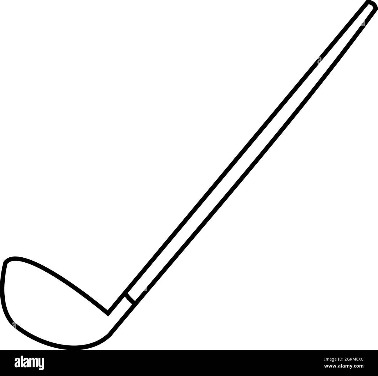 Golf clubs icon, outline style Stock Vector Image & Art - Alamy