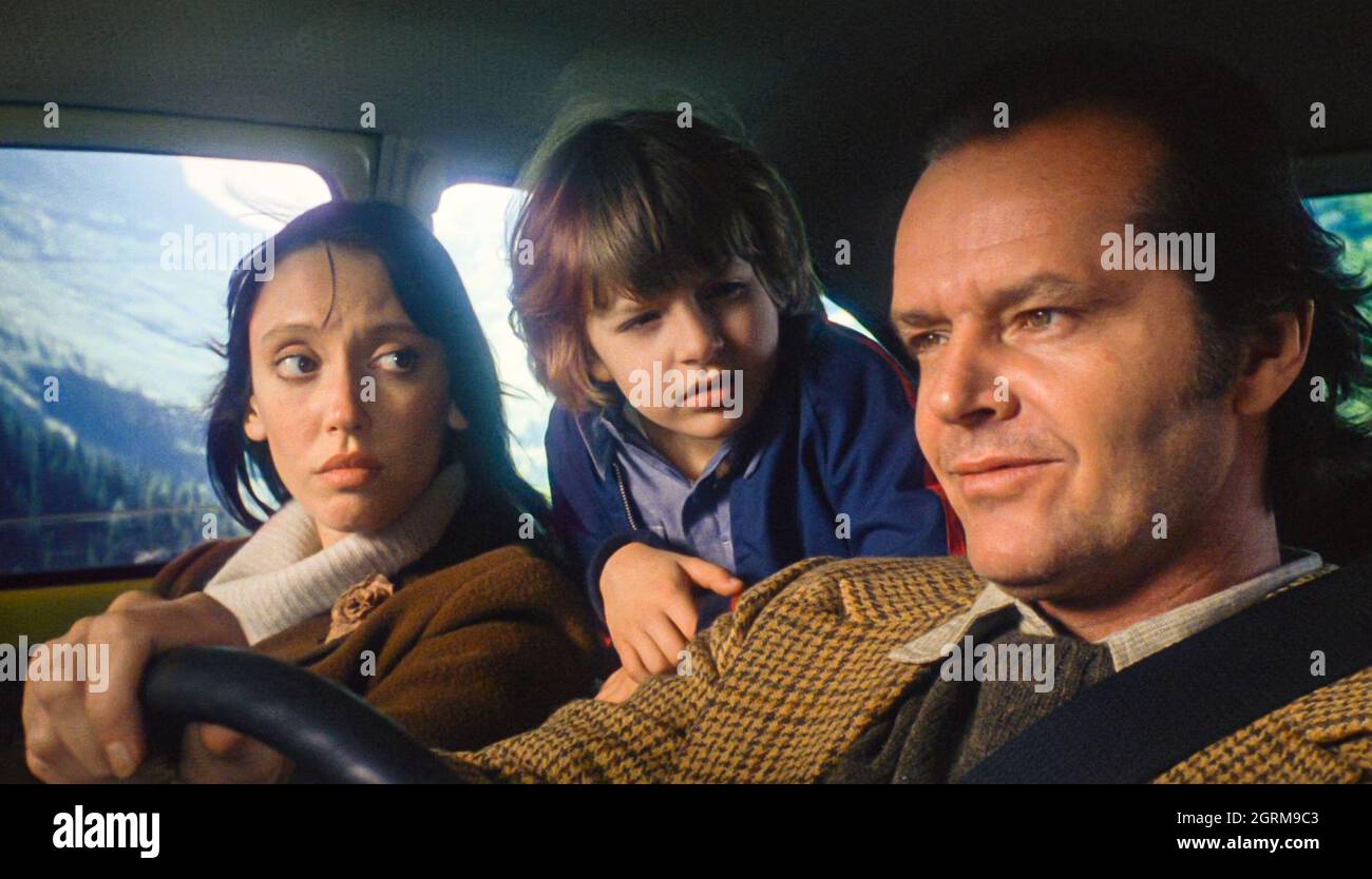 USA. Shelley Duvall , Jack Nicholson and Danny Lloyd in a scene from the (C)Warner Bros film ...