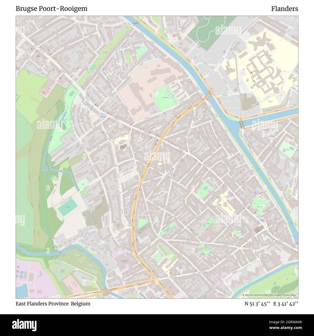 Brugse Poort-Rooigem, East Flanders Province, Belgium, Flanders, N 51 3 ...