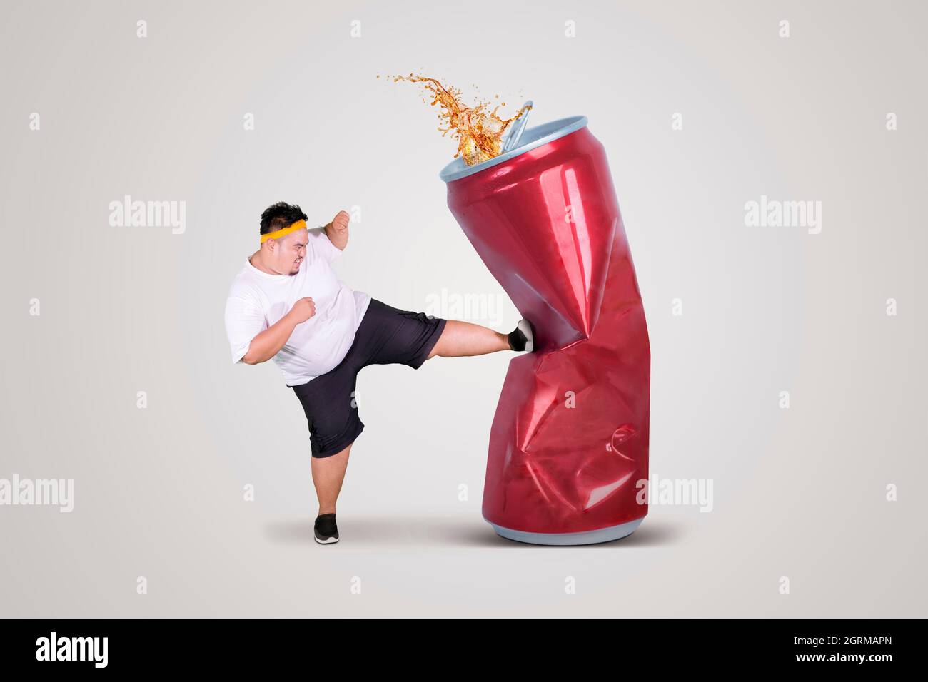 Kicking can hi-res stock photography and images - Alamy