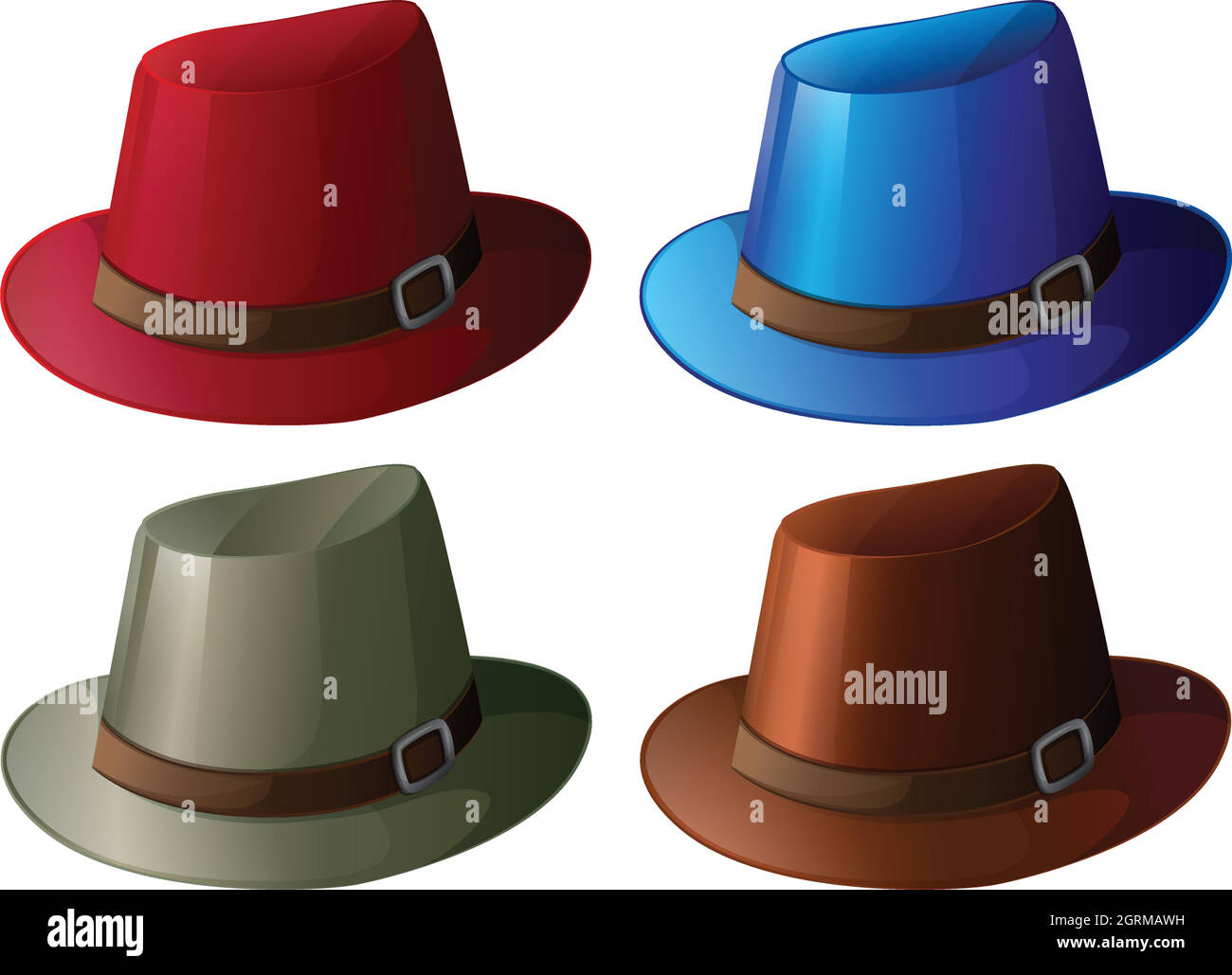 Blue hard hats Stock Vector Images - Alamy