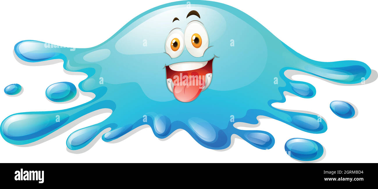 Cartoon liquid burst hi-res stock photography and images - Alamy