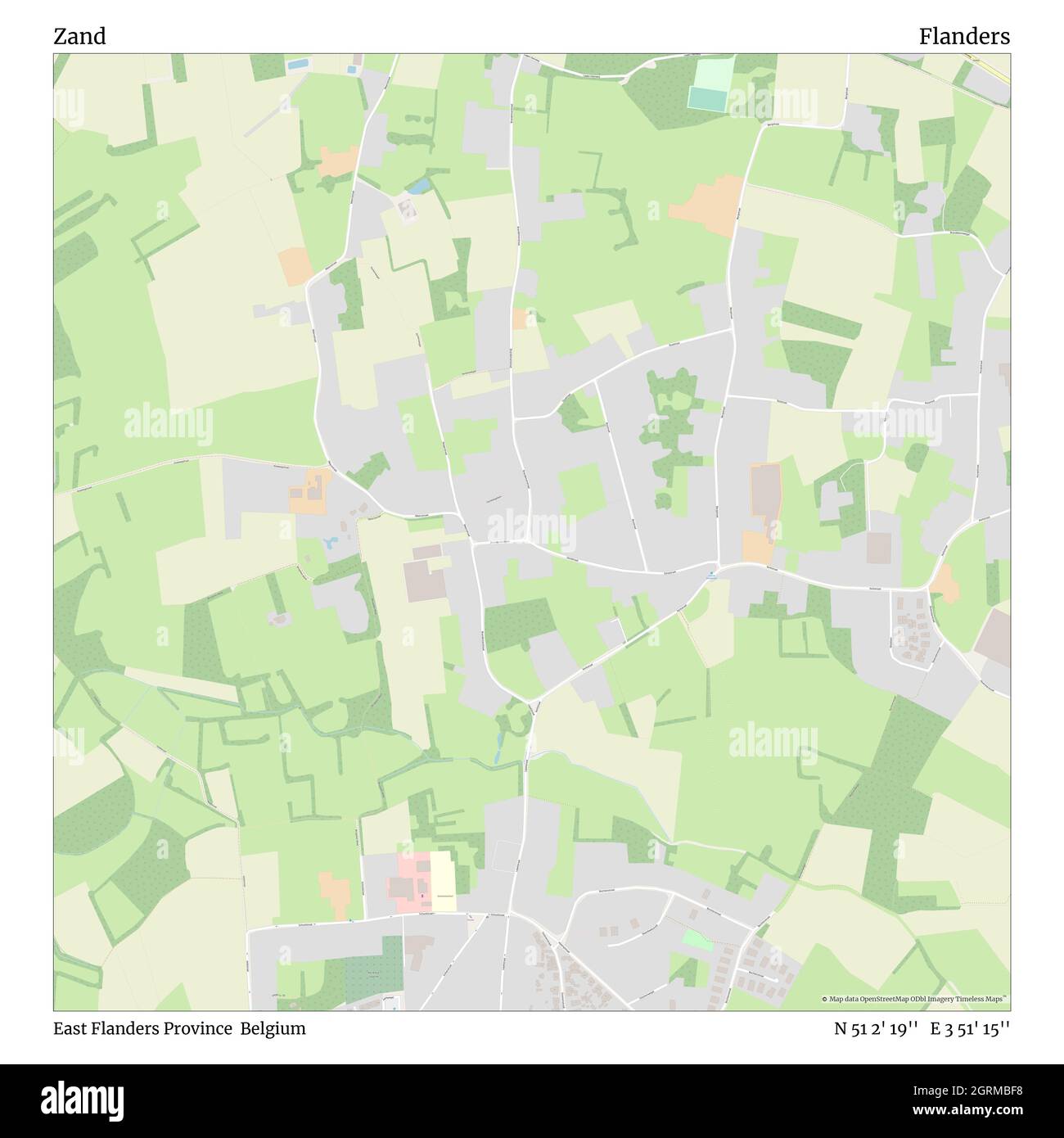 Zand, East Flanders Province, Belgium, Flanders, N 51 2' 19'', E 3 51 ...