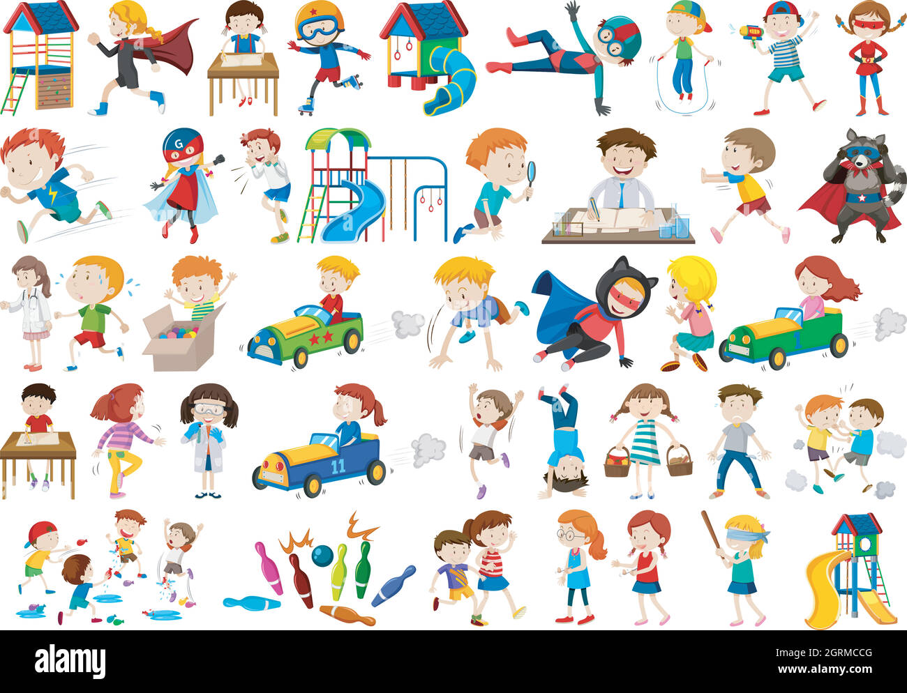 Children tools Stock Vector Images - Alamy