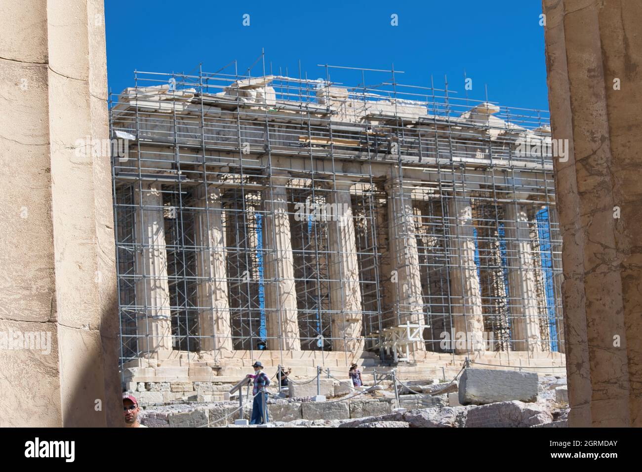 The Parthenon at the Acropolis in Athens Greece Stock Photo - Alamy
