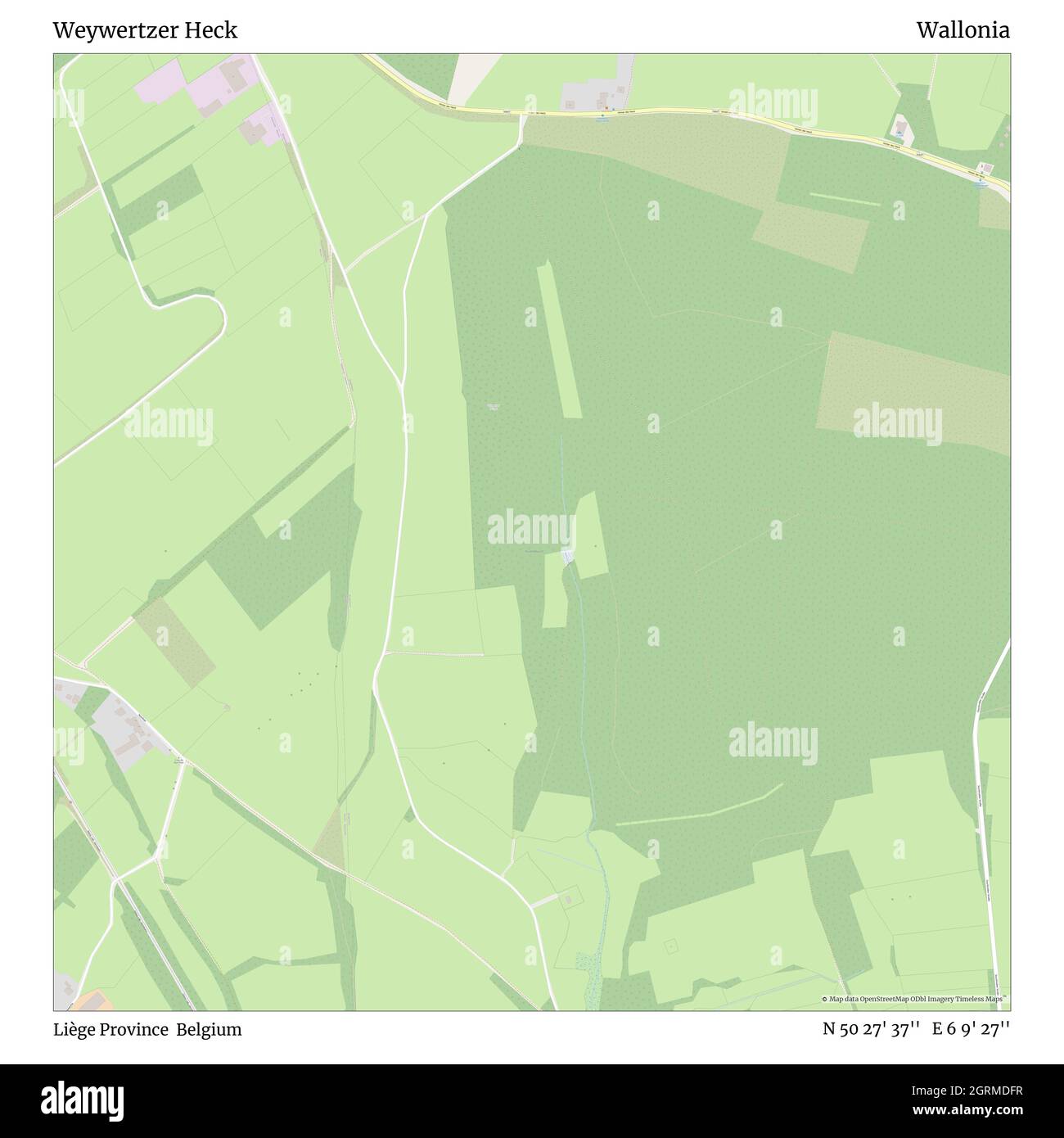 Weywertzer Heck, Liège Province, Belgium, Wallonia, N 50 27' 37'', E 6 ...