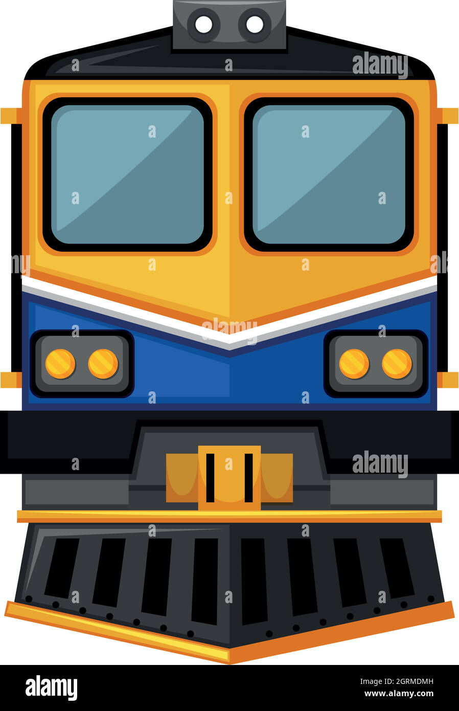 Modern train design on white background Stock Vector Image & Art - Alamy