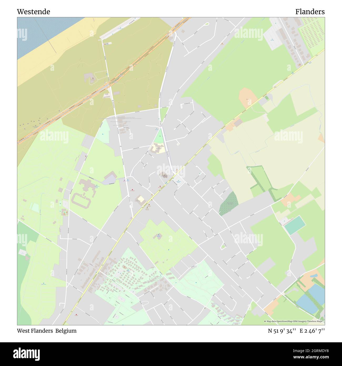 Westende, West Flanders, Belgium, Flanders, N 51 9' 34'', E 2 46' 7 ...