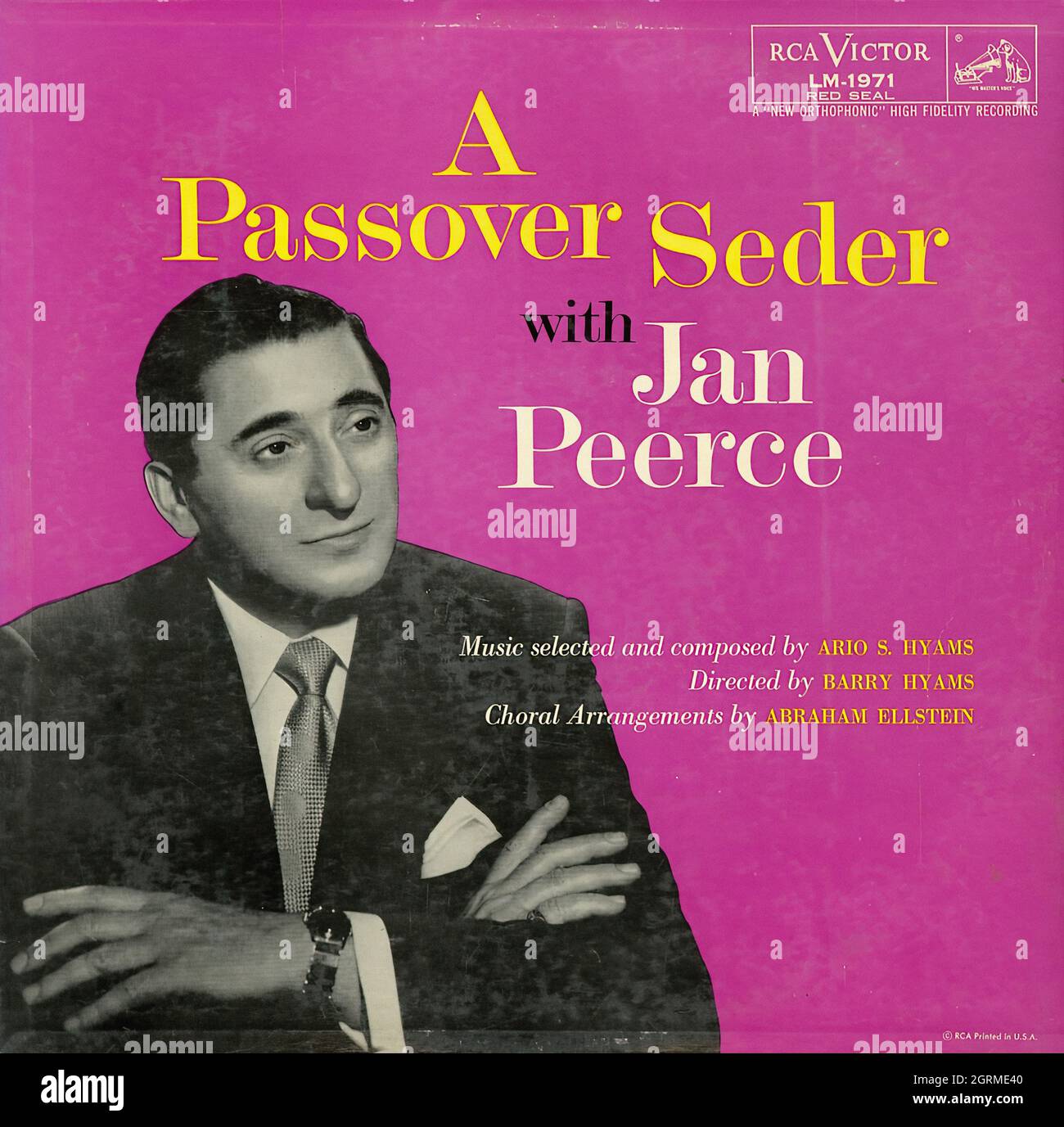 A Passover Seder Jan Peerce - Vintage American Christian Vinyl Album ...