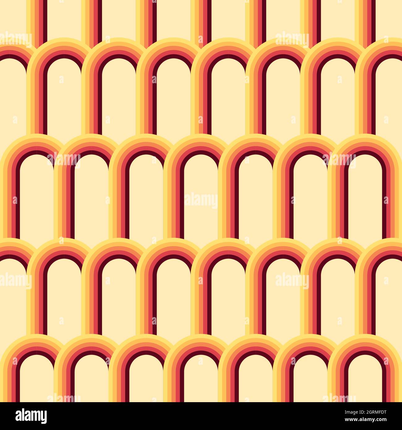 70s, 1970 abstract vector stock retro lines background. Vector ...