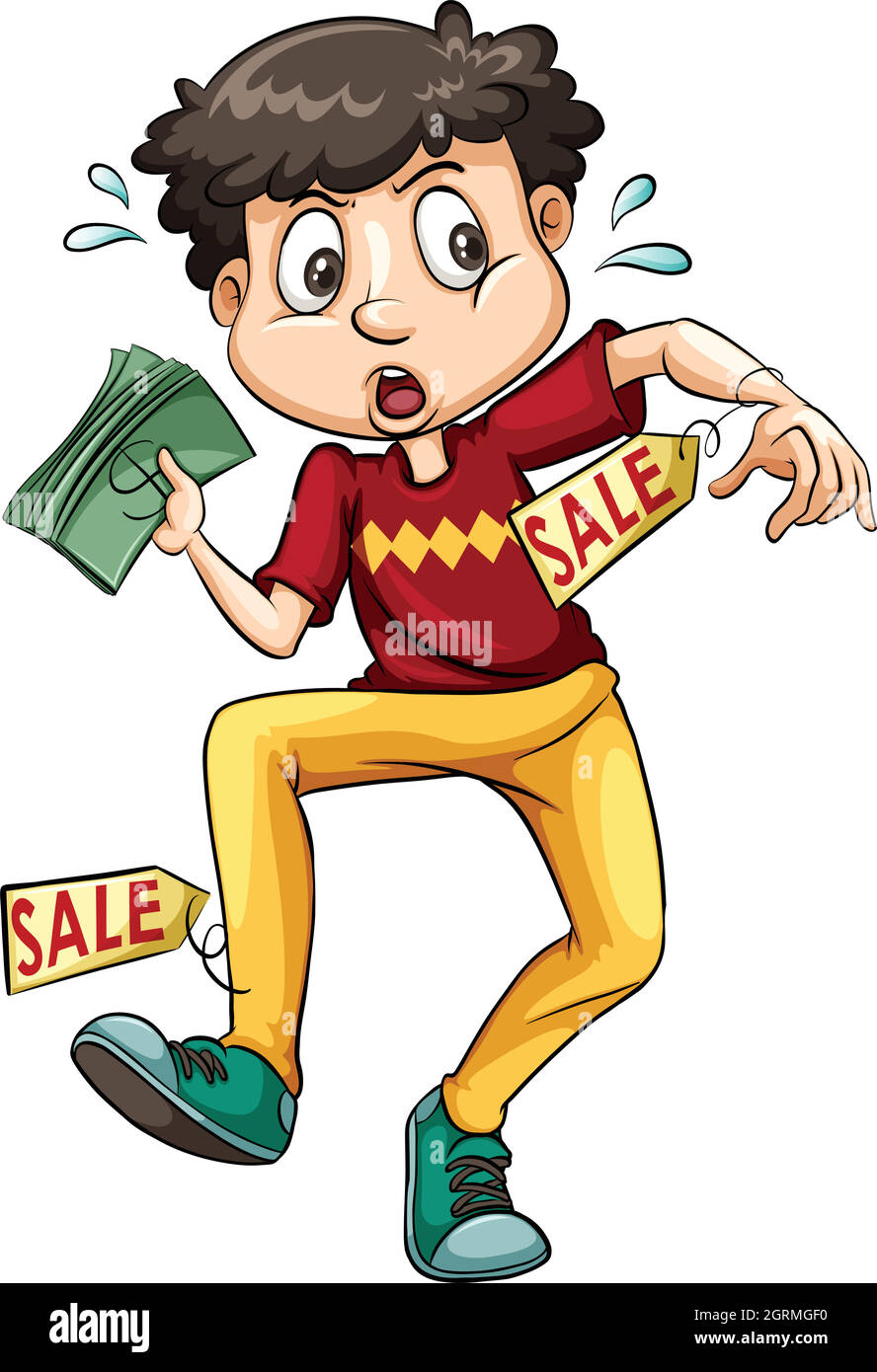An extravagant man Stock Vector Image & Art - Alamy