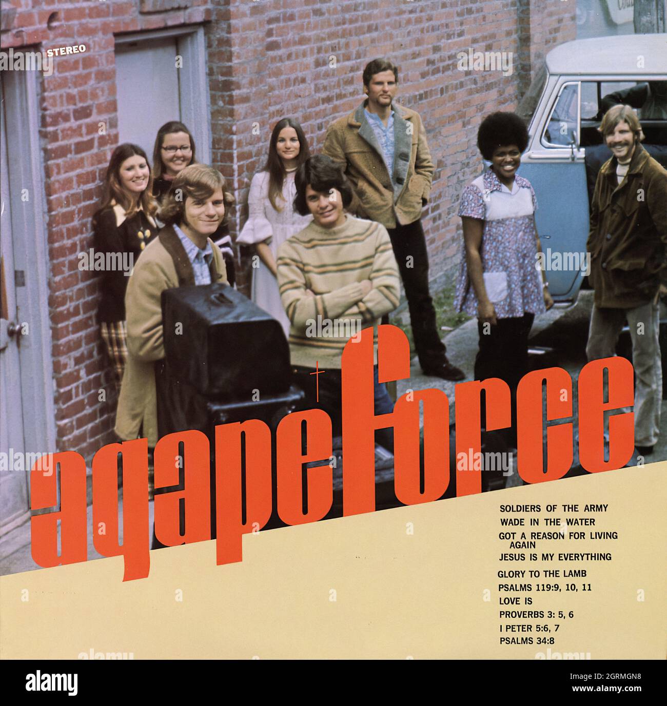 Agape Force - Vintage American Christian Vinyl Album Stock Photo - Alamy