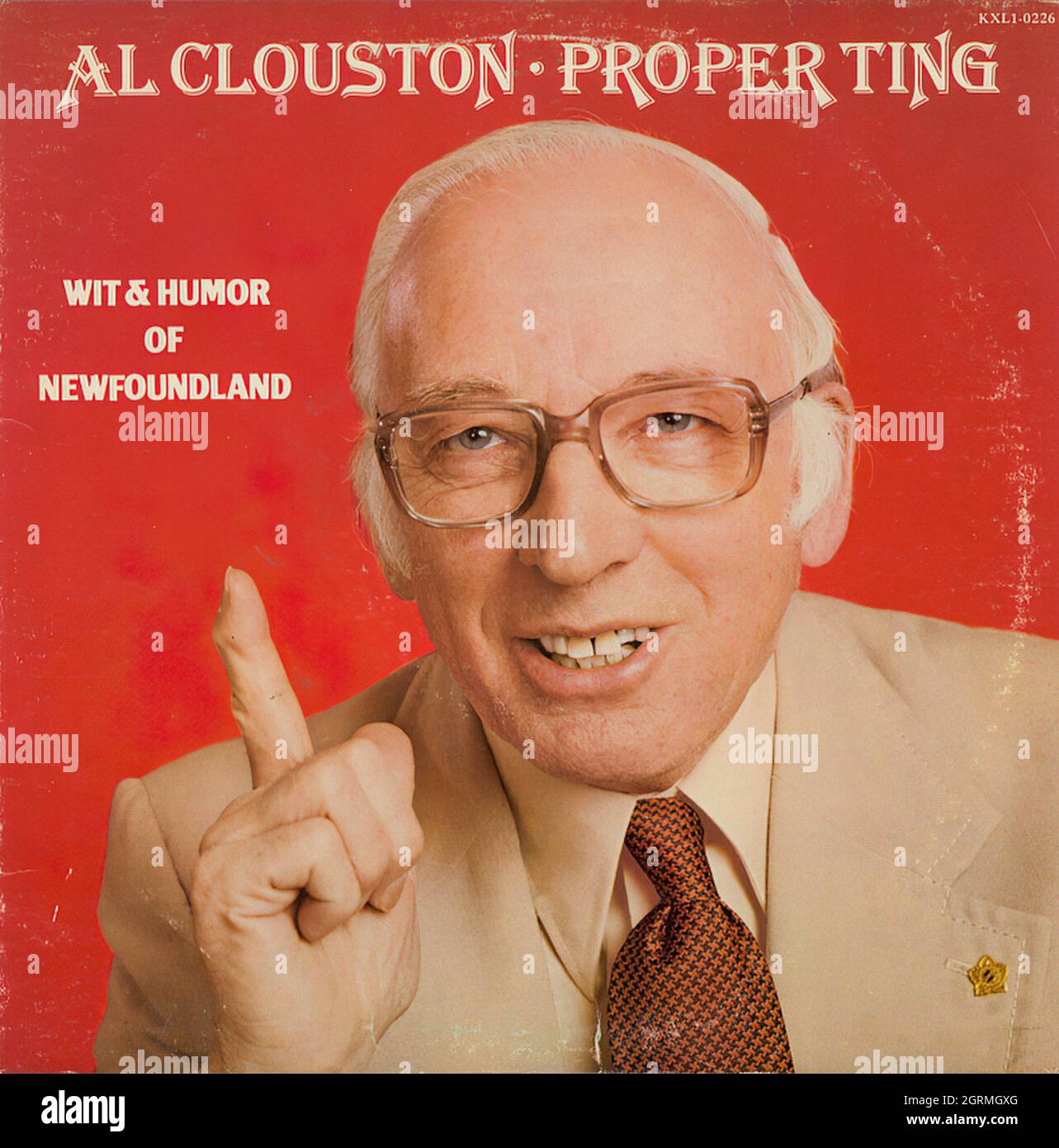 Al Clousten - Vintage American Comedy Vinyl Album Stock Photo - Alamy