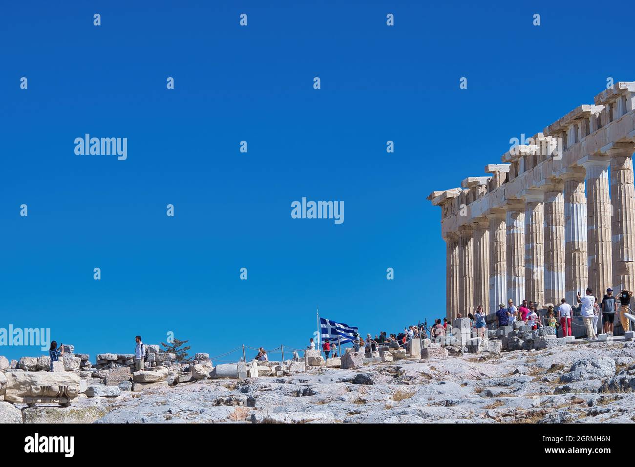 The Parthenon at the Acropolis in Athens Greece Stock Photo - Alamy