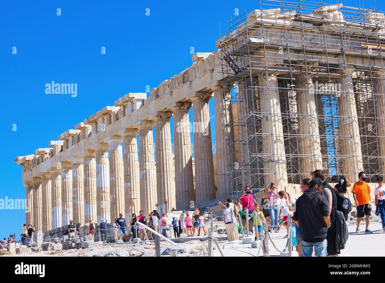 The Parthenon at the Acropolis in Athens Greece Stock Photo - Alamy