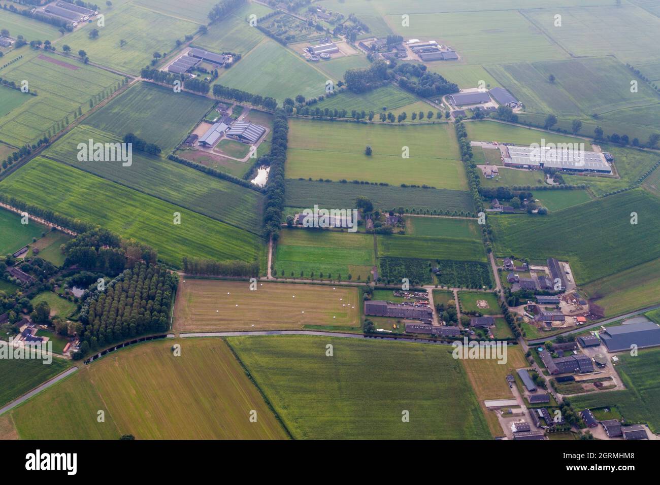 An aerial view of the rural landscape hi-res stock photography and ...