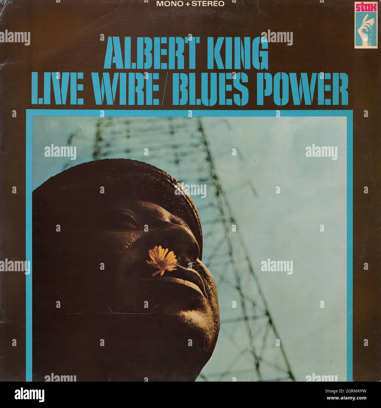 Albert King Live Wire Blues Power Vintage Vinyl Record Cover