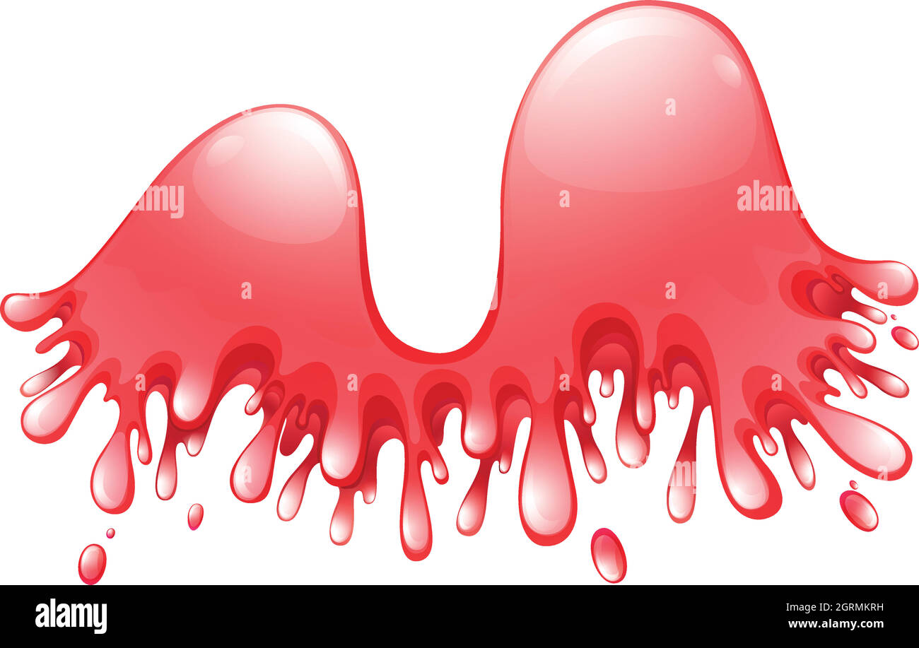Red splash on white Stock Vector Image & Art - Alamy