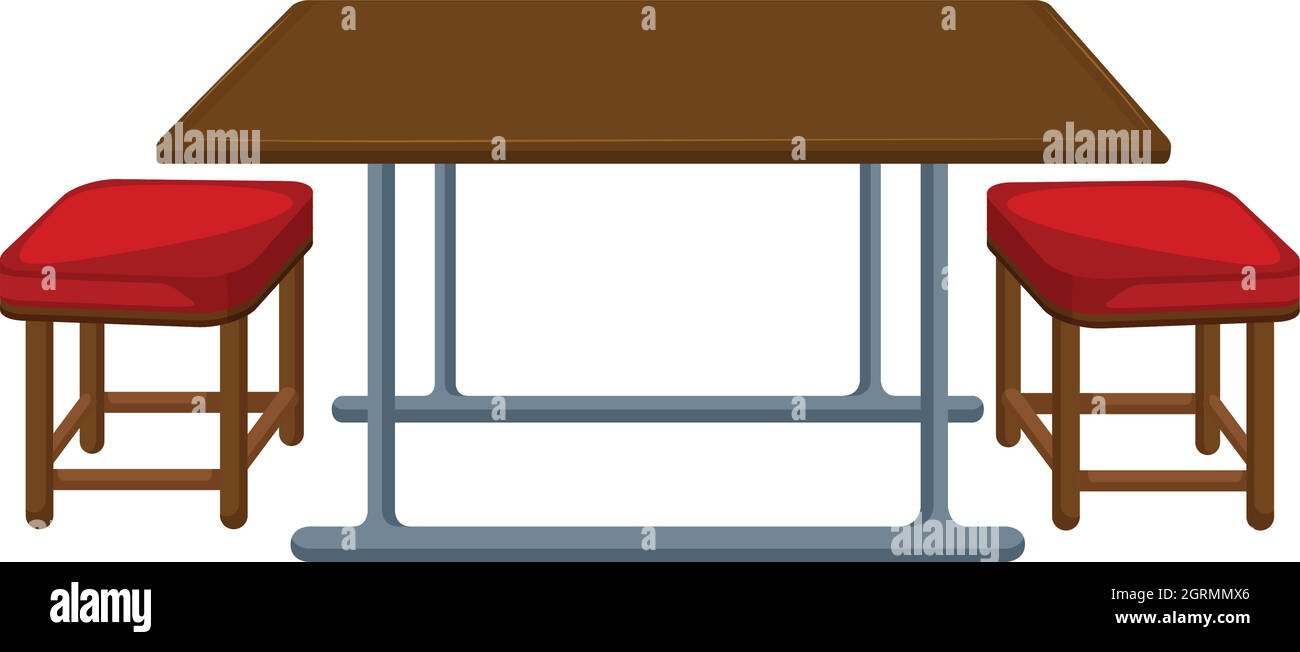 Table picture Stock Vector Images - Alamy