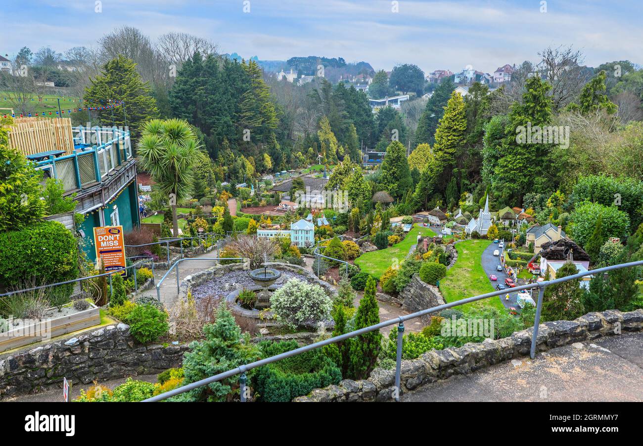 Babbacombe Model Village, Babbacombe, Torquay, Devon, England, UK Stock ...