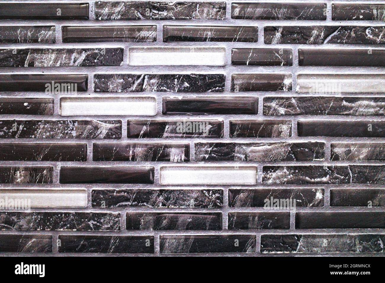 Silver brick wall full frame hi-res stock photography and images - Alamy