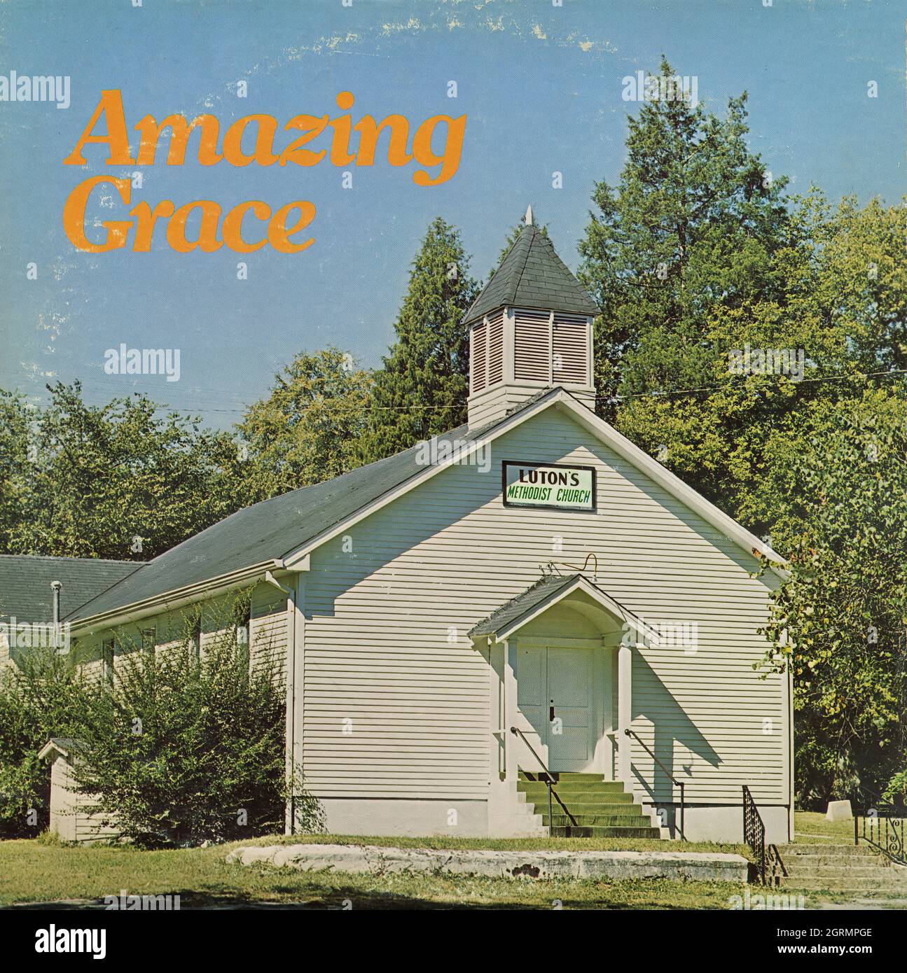 Amazing Grace - Vintage American Christian Vinyl Album Stock Photo - Alamy