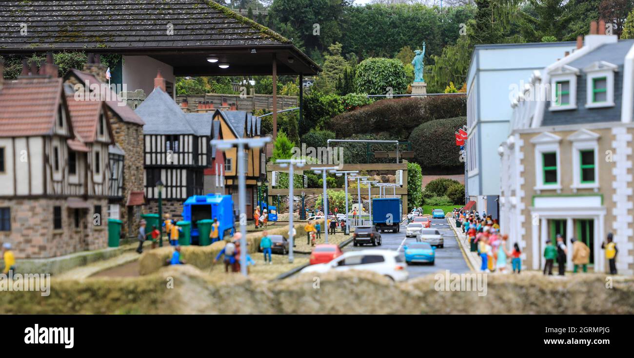 Babbacombe Model Village, Babbacombe, Torquay, Devon, England, UK Stock ...