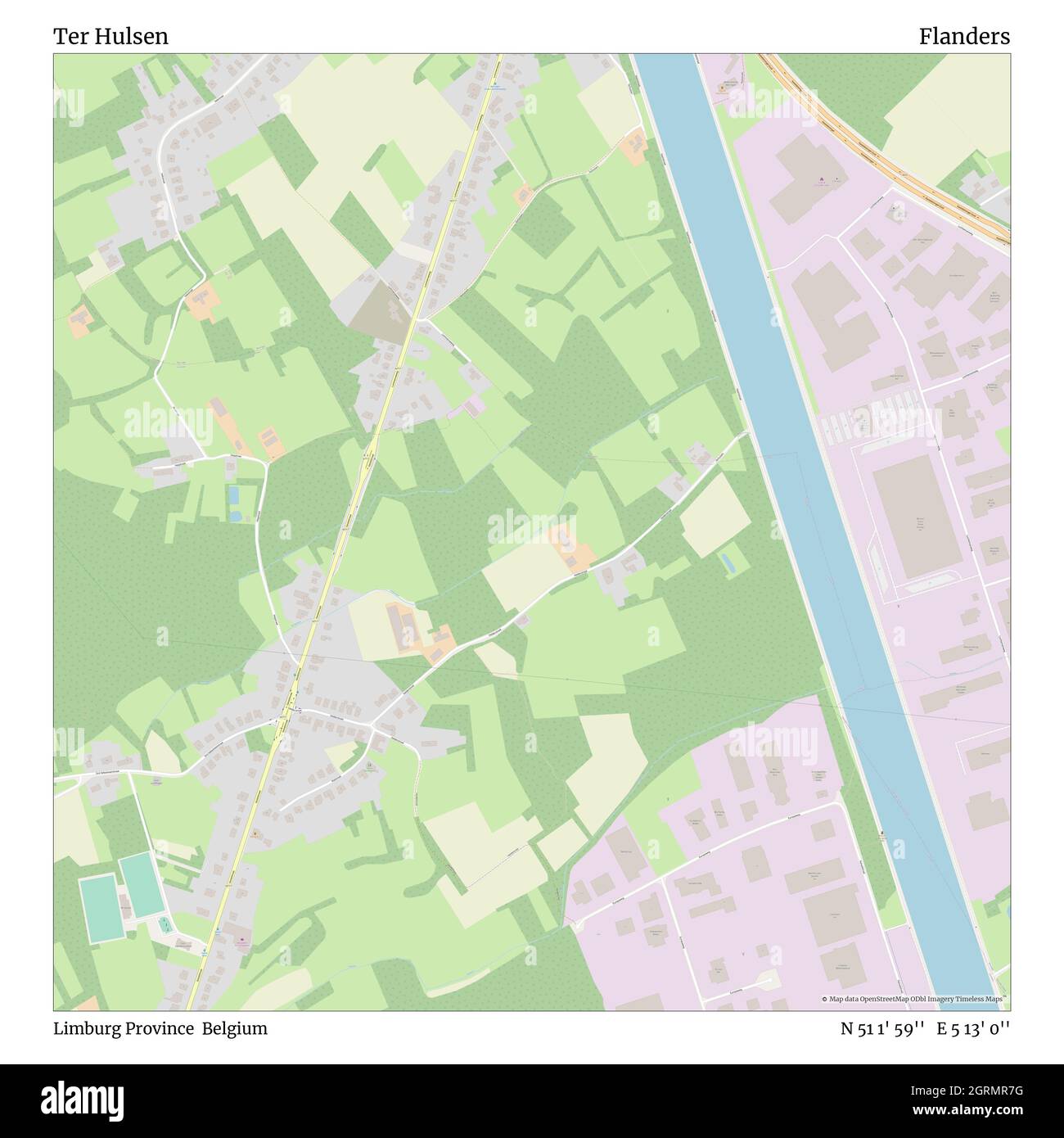 Ter Hulsen, Limburg Province, Belgium, Flanders, N 51 1' 59'', E 5 13 ...