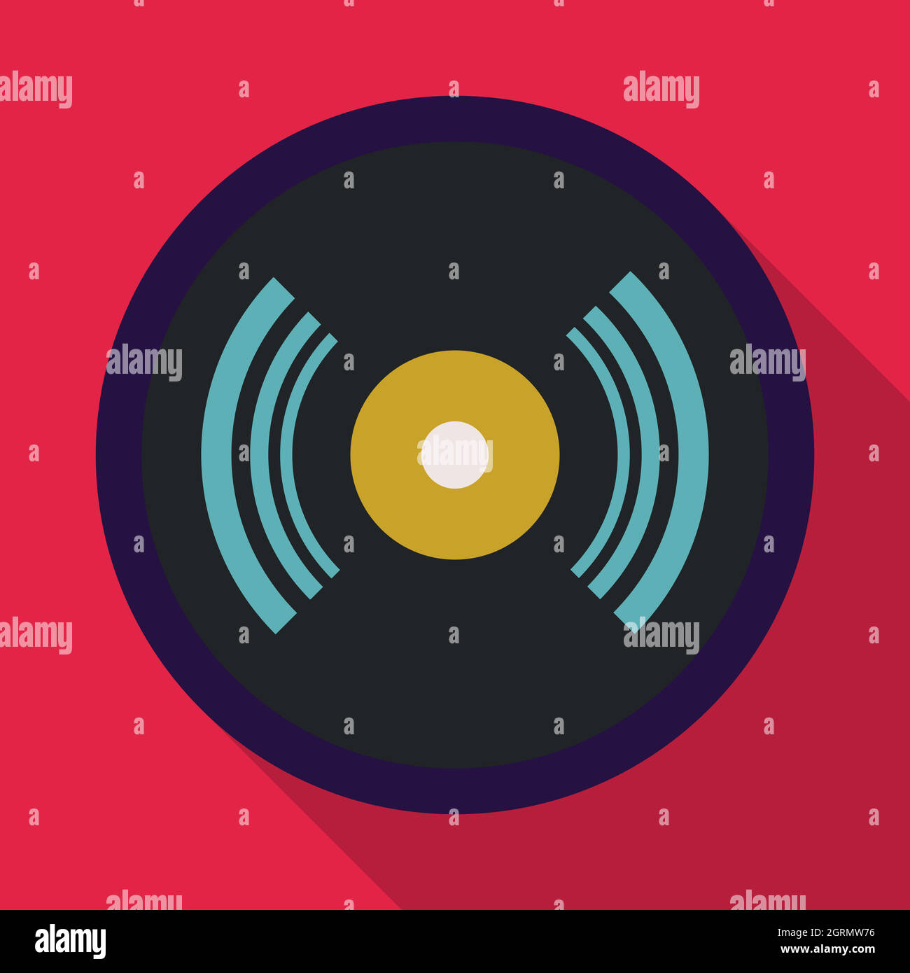 CD icon, flat style Stock Vector Image & Art - Alamy