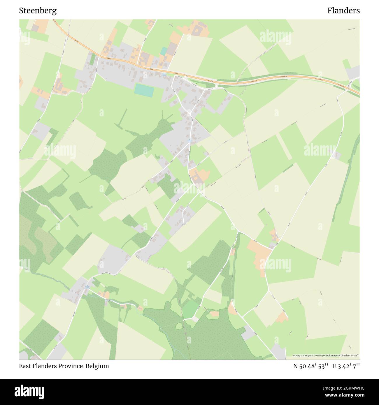 Steenberg, East Flanders Province, Belgium, Flanders, N 50 48' 53'', E ...