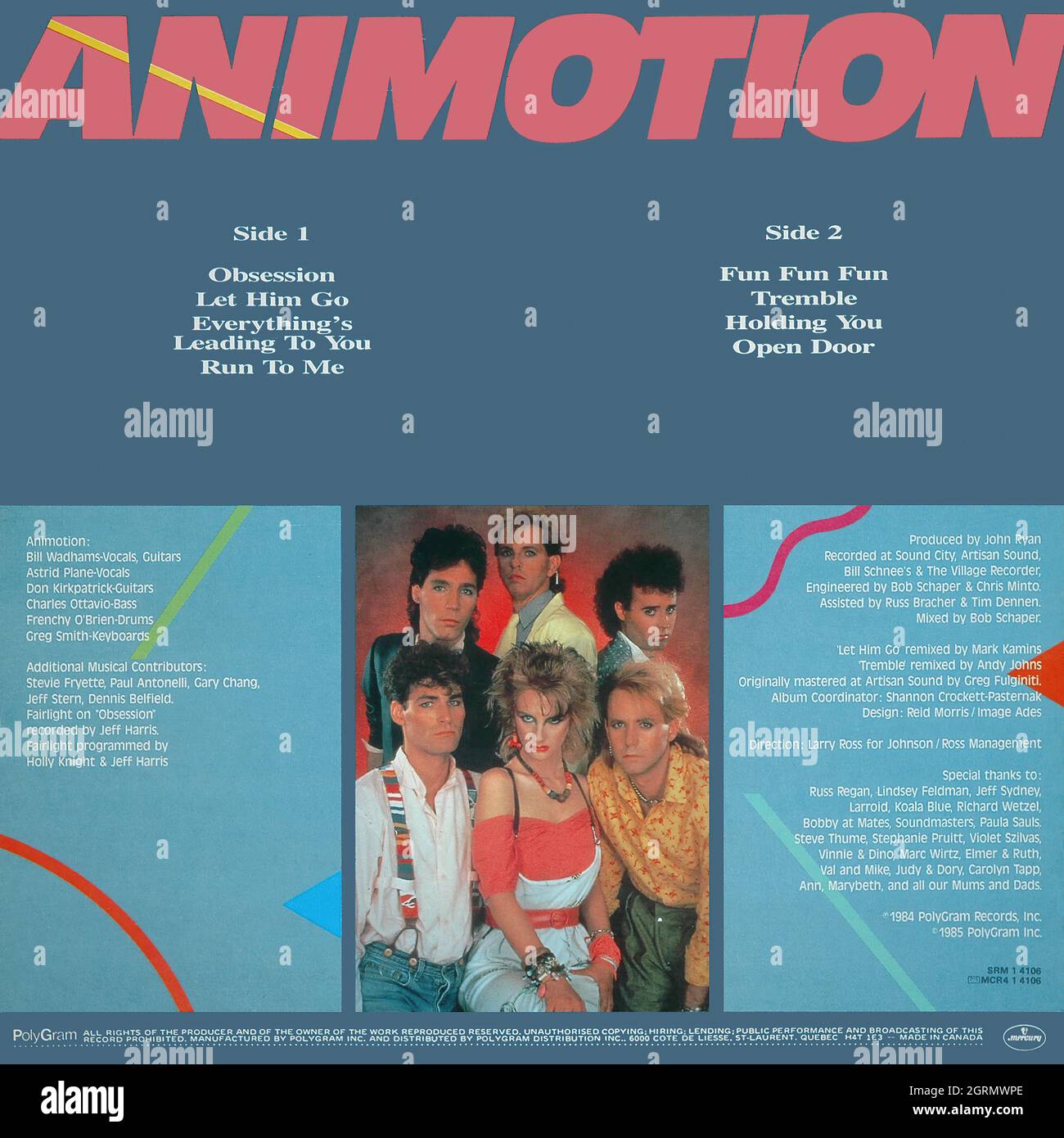 Animotion - The Language of Attraction 1985 (rear) - Vintage Vinyl 33 ...
