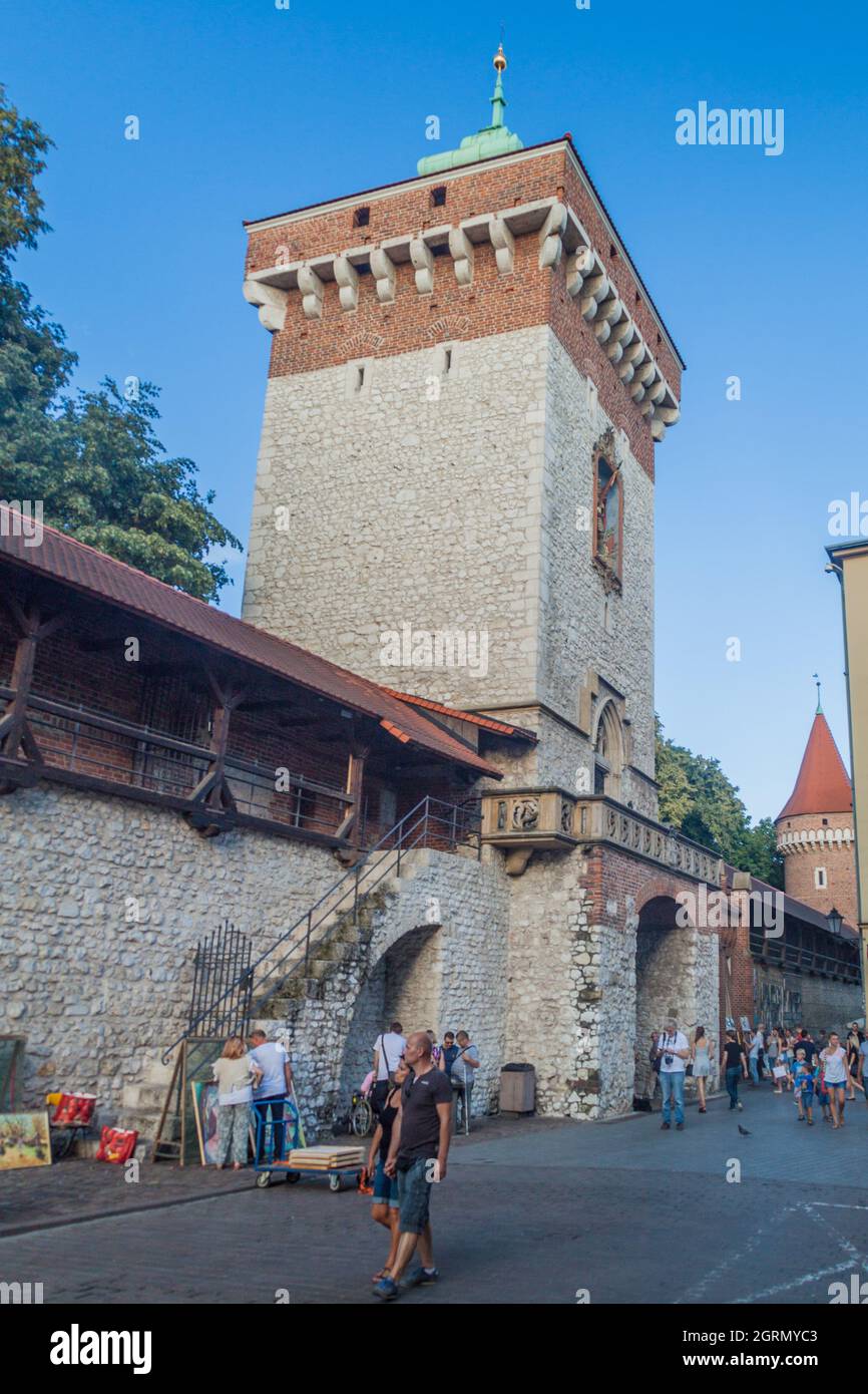Florianska street florians gate hi-res stock photography and images - Alamy