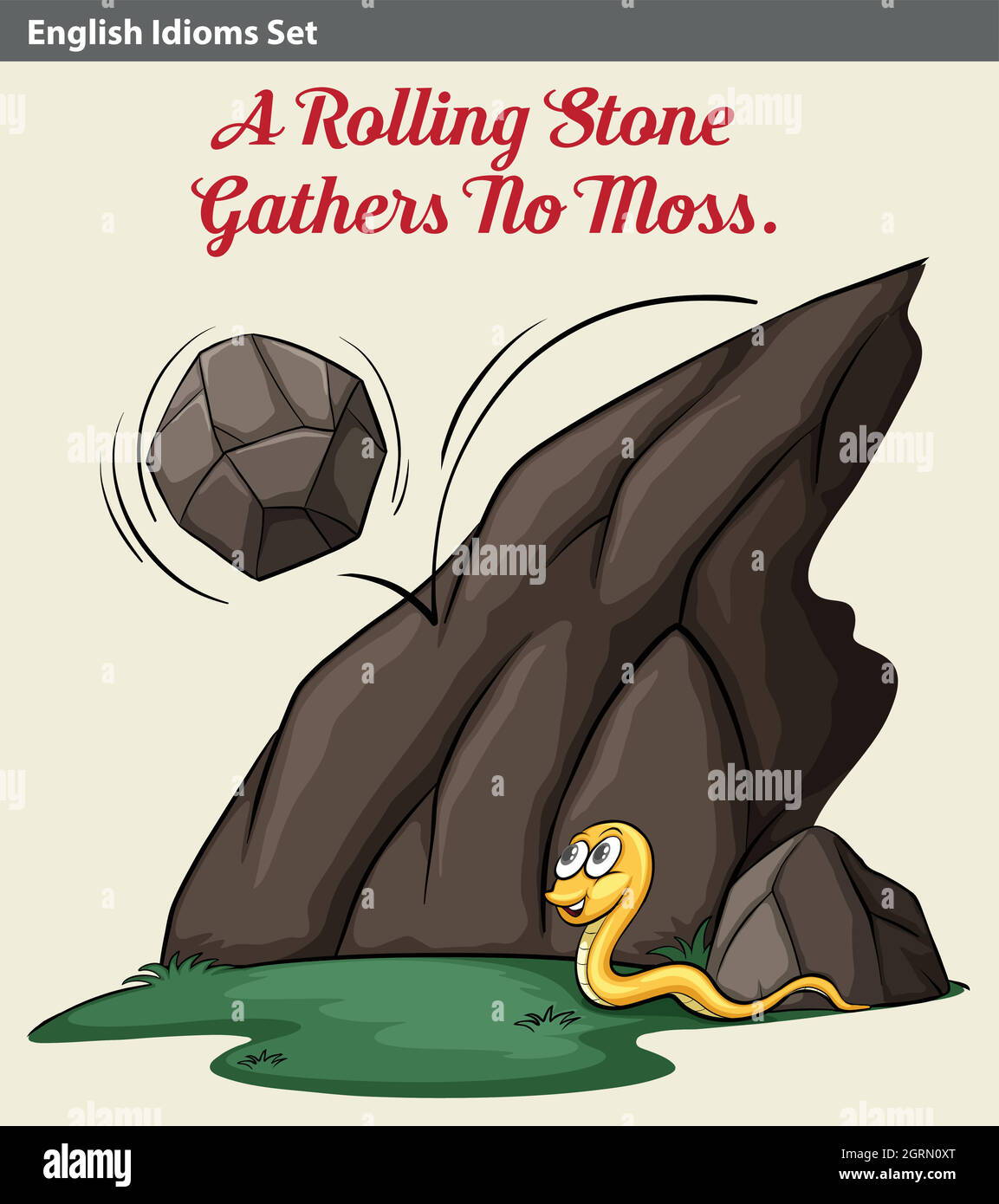 Rocky snake Stock Vector Images - Alamy