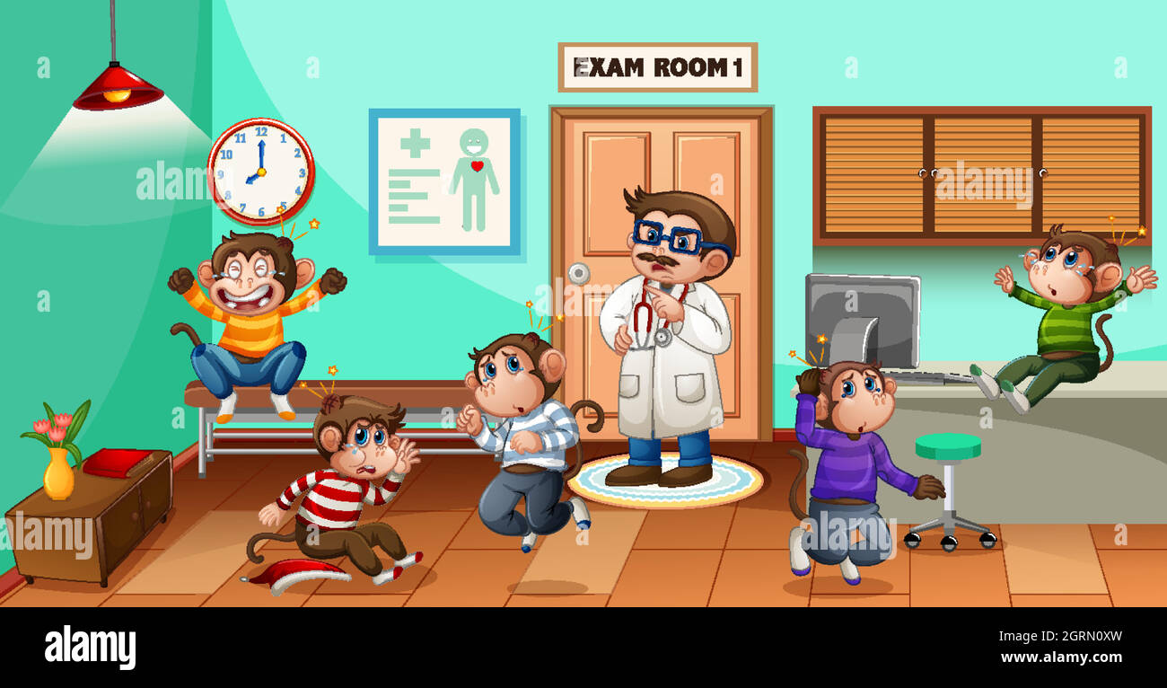 Monkey room Stock Vector Images - Alamy