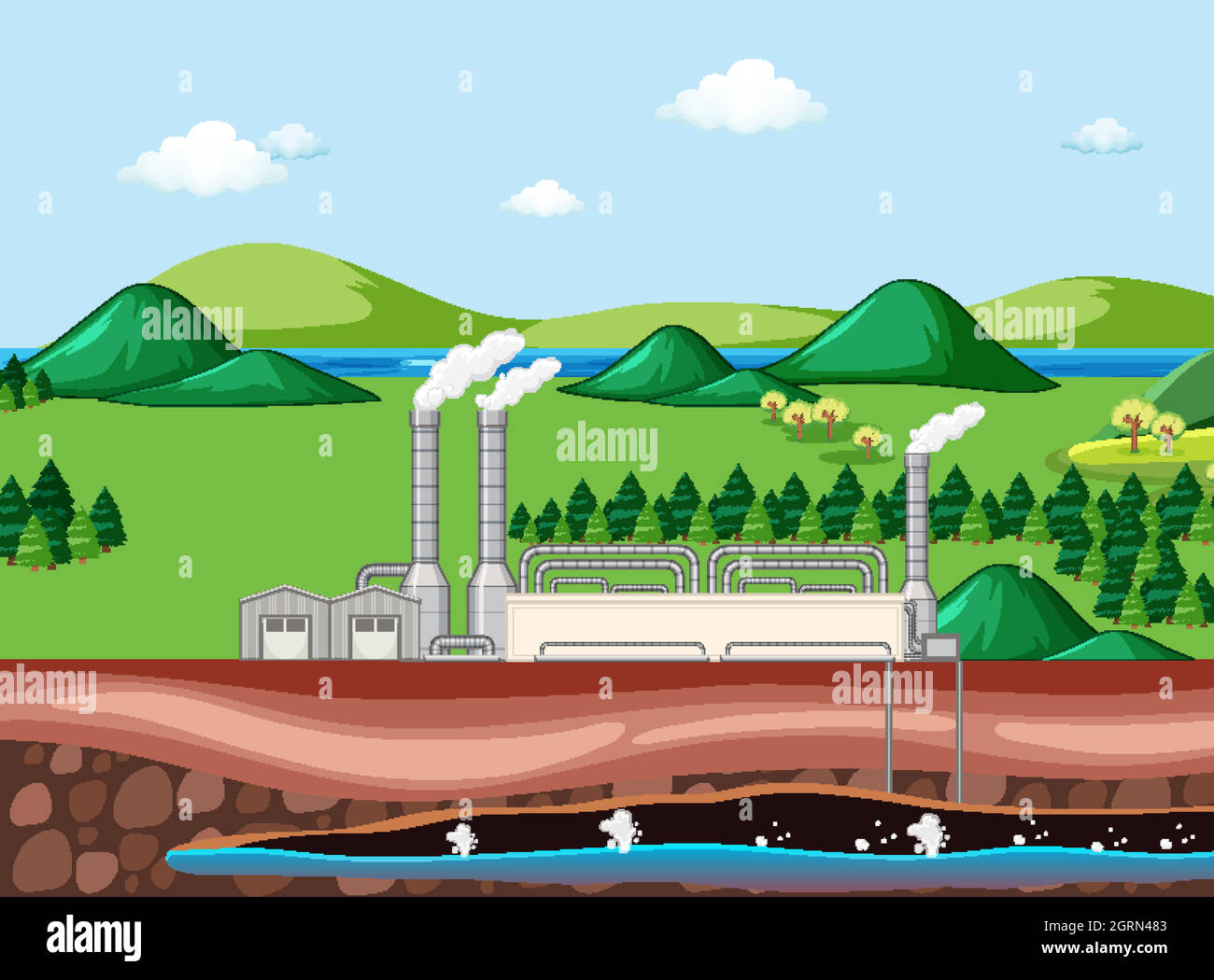 Factory building underground water hi-res stock photography and images ...