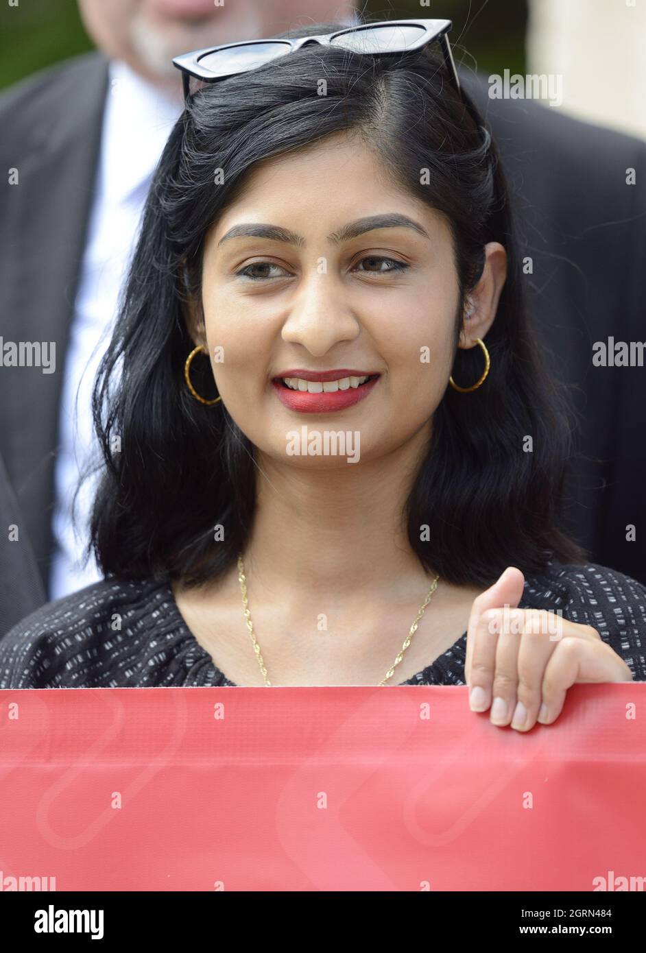 Zarah Sultana MP (Labour: Coventry South) at an event to publicise ...