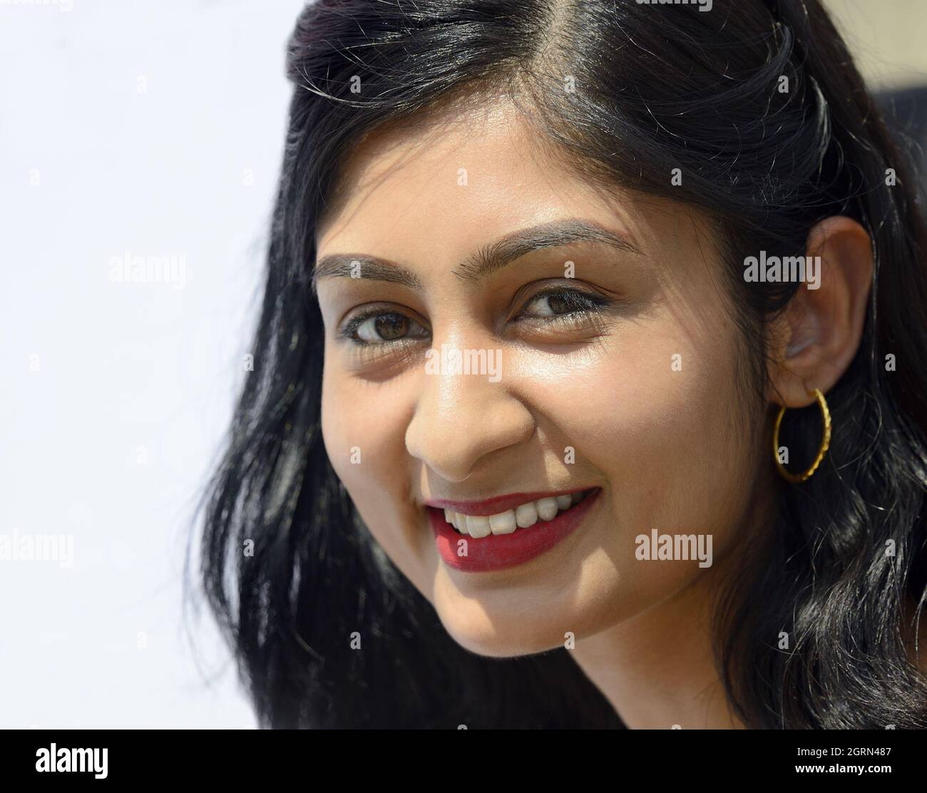 Zarah Sultana MP (Labour: Coventry South) at an event to publicise ...