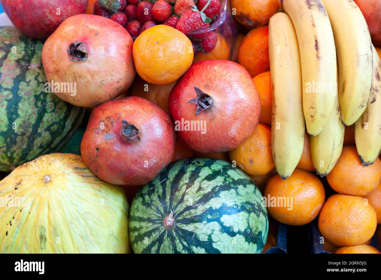 Watermelon banana hi-res stock photography and images - Alamy